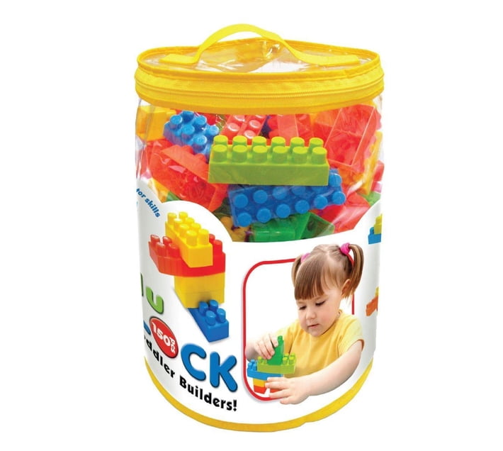 Someone’s in a Makro SUNTA Plastic Building Blocks in Carry Bag - 150 ...