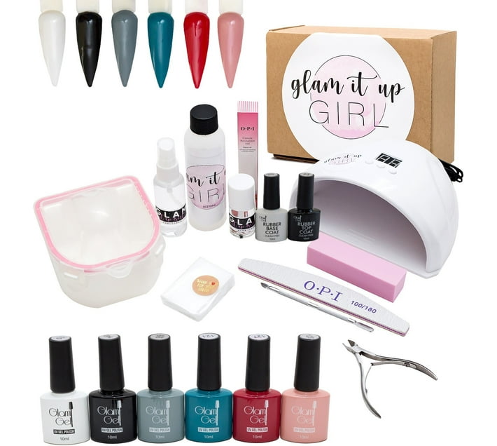 Glam It Up Girl High Quality UV Glam Gel Rubber Base&Top Nail Polish ...