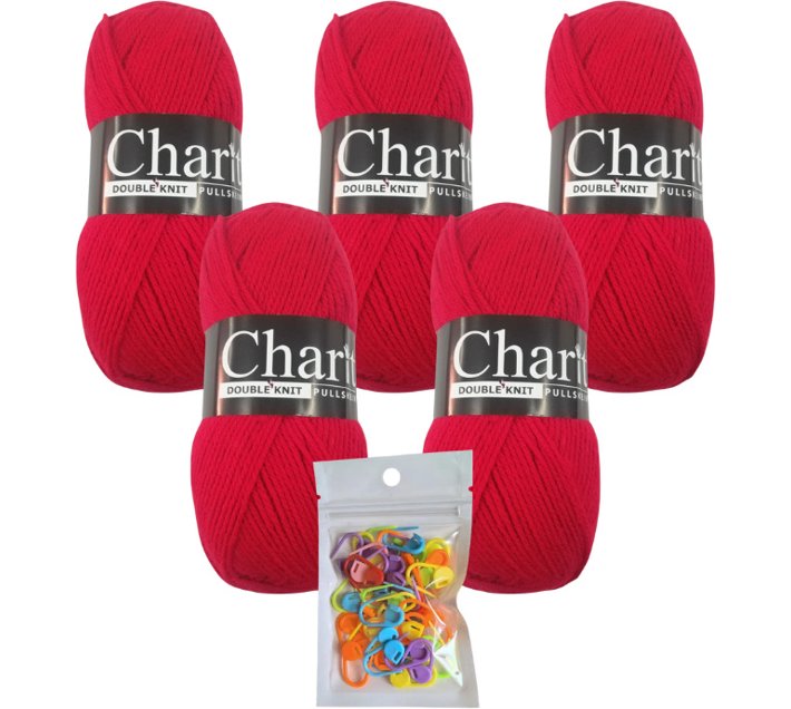 Elle Cherry Red Thread (233 m, Pack of 5) | Makro