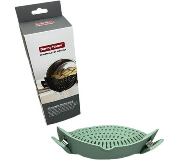 Danny Home DH3550-MINT GREEN Silicone Adjustable Pot Strainer 21.8cm ...