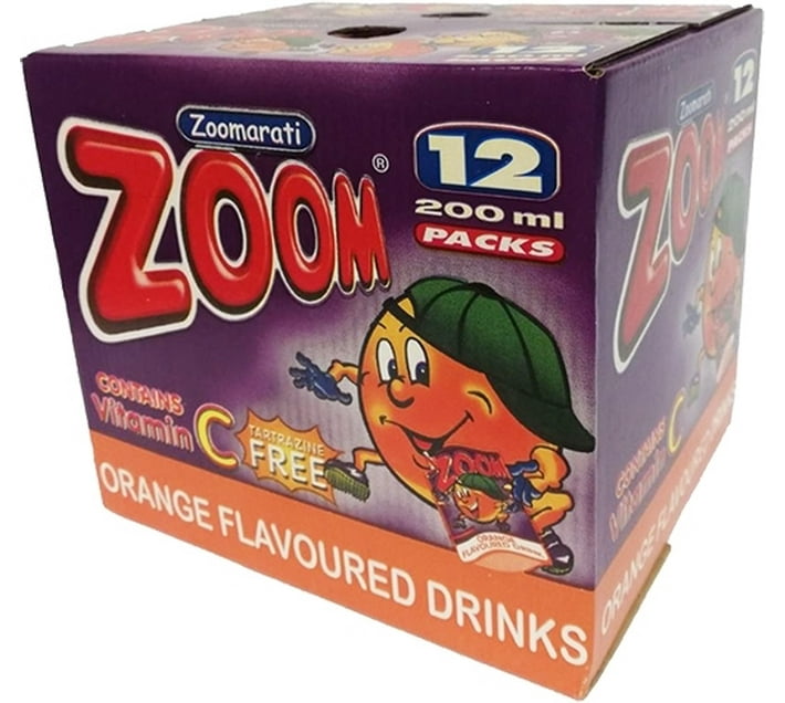 Buy Zoomarati Zoom Orange juice Orange Juice (12 x 200 ml) in Bulk ...
