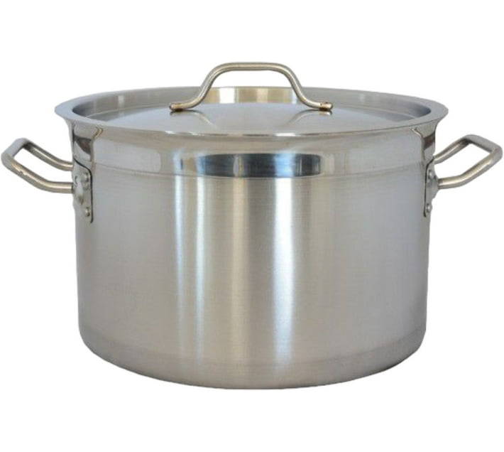 Crockery Centre 81306 Pot Set with Lid 81 L capacity (Stainless Steel ...