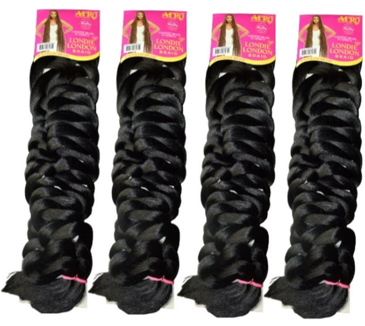 afrotex 4 x Londie London Braid 100'' - Colour #2 Hair Extension ...