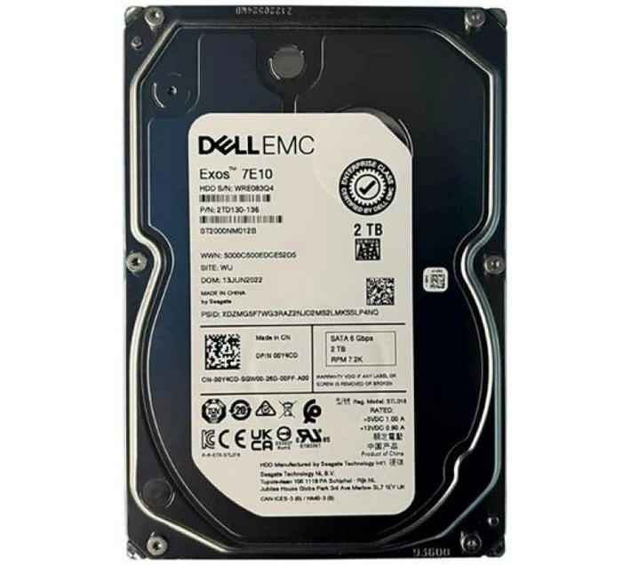 Dell 2 TB HDD (ST2000NM012B) (Interface: SATA, Form Factor: SFF) | Makro