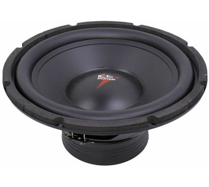 Ice Power IPS-6250DVC Subwoofer Rear Deck Mounted Round Car Speaker ...