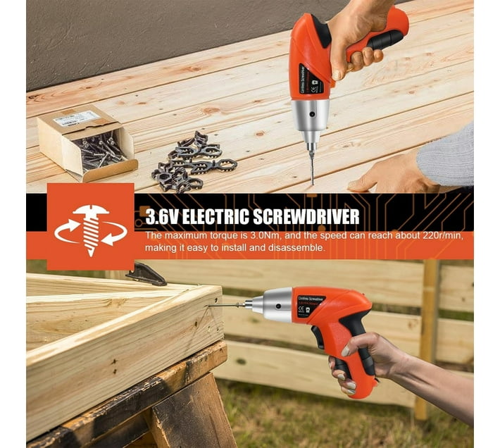 Compact Screwdriver Cordless Drill 0.2 cm Chuck Size Makro