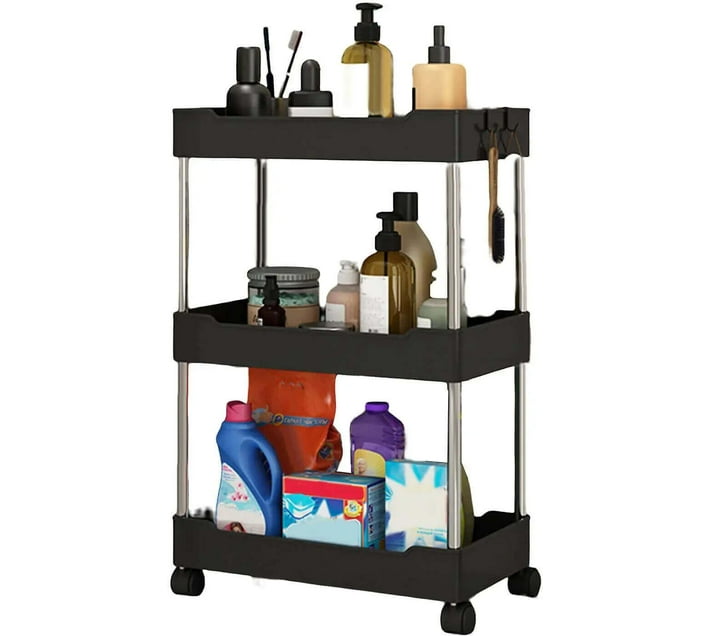Buy Perfect Dealz 34FED6T Stainless Steel Kitchen Trolley (Pre ...