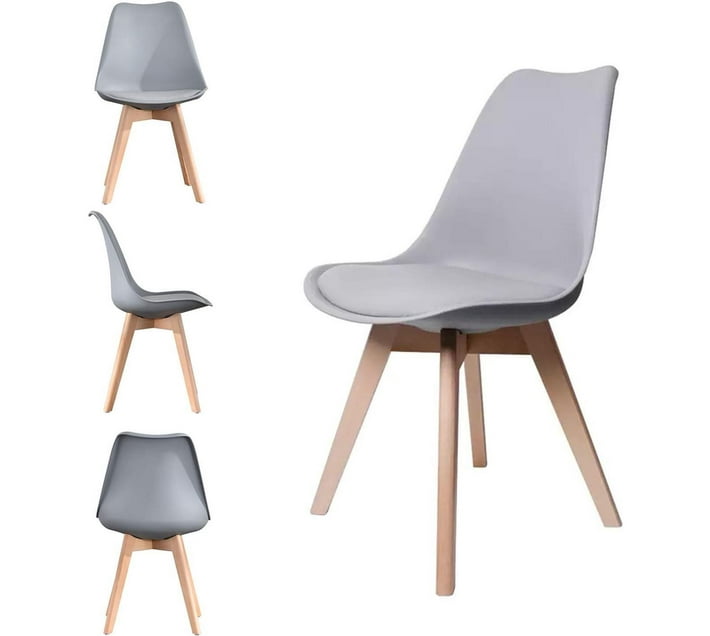 Someone’s in a Makro Dining Chairs Set of 4, Mid Century Modern Style ...