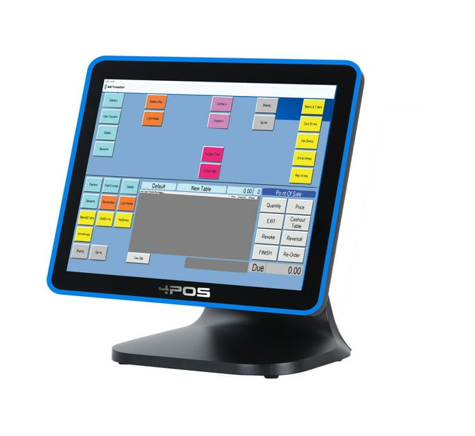 4pos 15" Touch PC plus Free 4POS Software | Makro