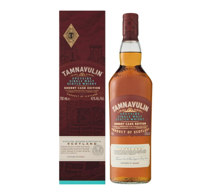 Buy Tamnavulin Double Cask Speyside Malt (6 x 750ml) in Bulk | Makro ...