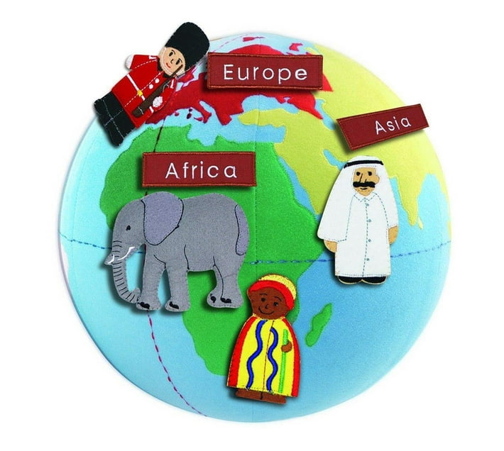 Someone’s in a Makro Interactive World Globe (30cm diameter) with 20 ...