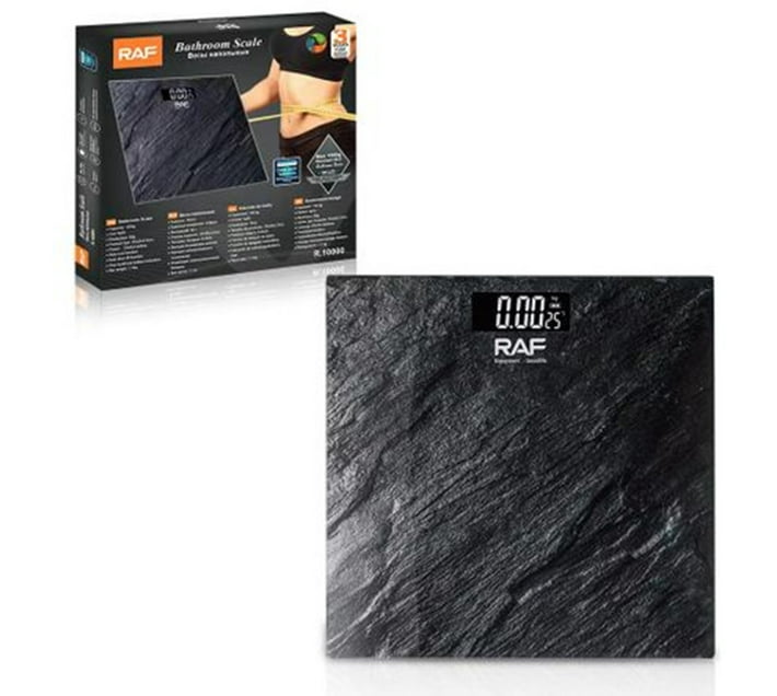 RAF Bathroom scale Digital Bathroom Weighing Scale (Black) | Makro