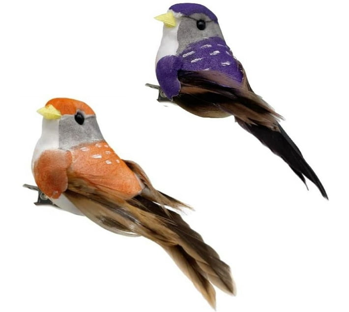 The Good Sport Garden Tree Hanging Novelty Simulation Budgies Set of 2 ...