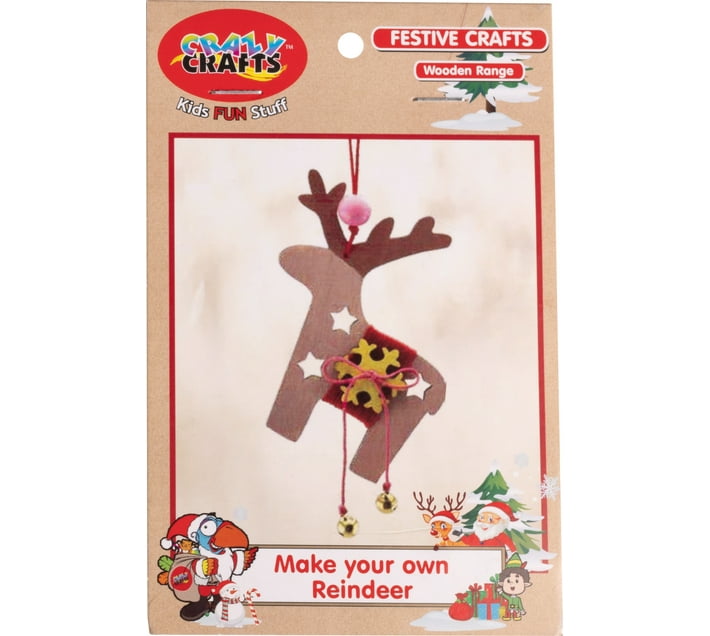 Crazy Crafts Make your own reindeer Do-it-yourself Kits Art and Craft ...