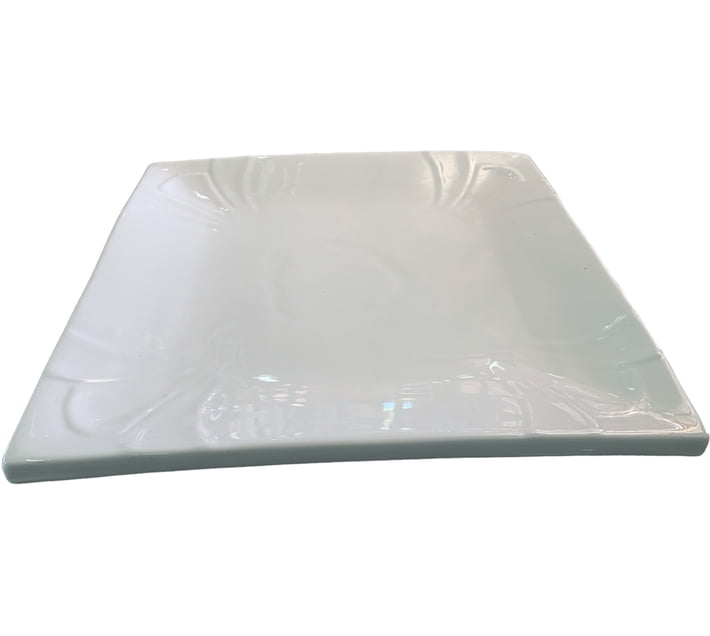 Crockery Centre Plate 30X30Cm Square White Dinner Plate | Makro