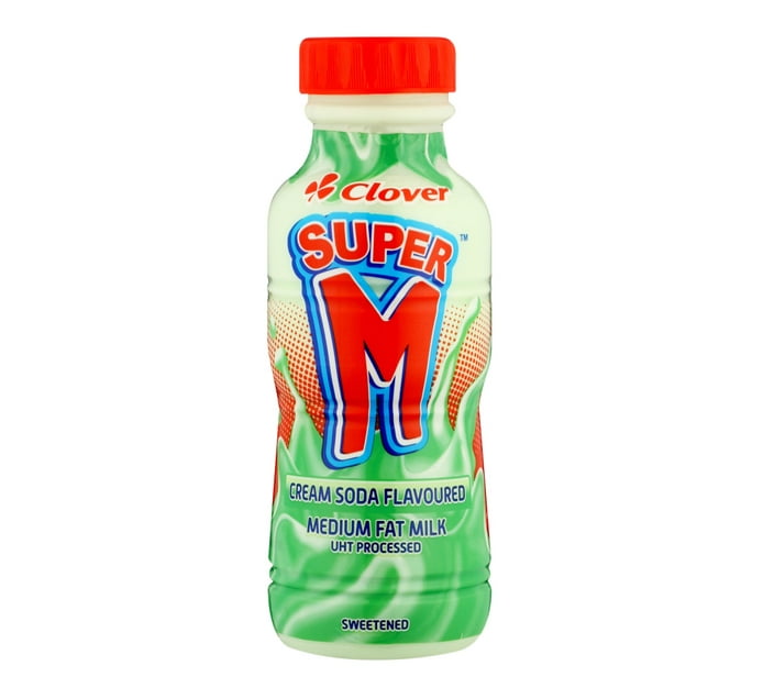 Clover Super M Flavoured Long Life Milk Cream Soda (24 x 300 ml) | Makro