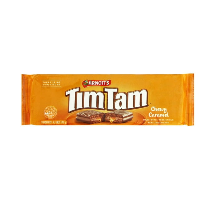 Buy Arnotts Tim Tam Chewy Caramel Biscuits 175g in Bulk | Makro Business