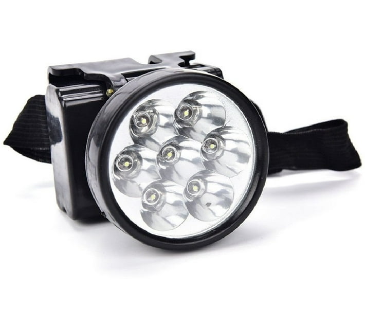 Generic Battery Powered LED Headlight 15 hr Flood Lamp Emergency Light ...