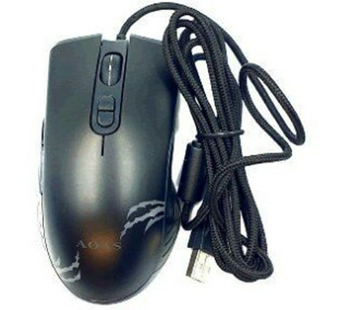 SDK RGB USB Gaming Mouse-K40 Wired (USB 3.0, USB 2.0, Black) | Makro