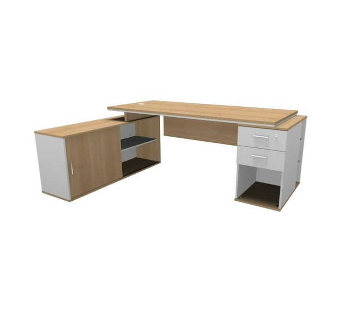 Elite Platinum L-combo Desk | Makro