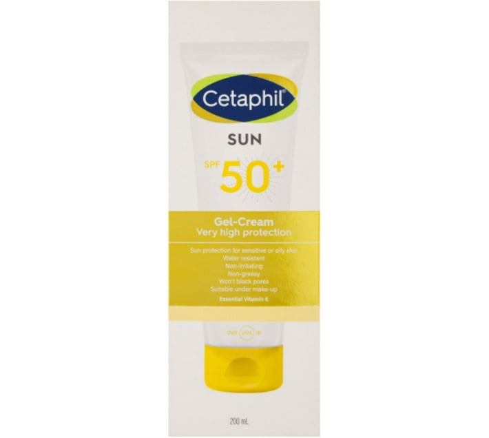 Buy Cetaphil Sunscreen - SPF 50 Sun SPF50+ Very High Protection Gel ...
