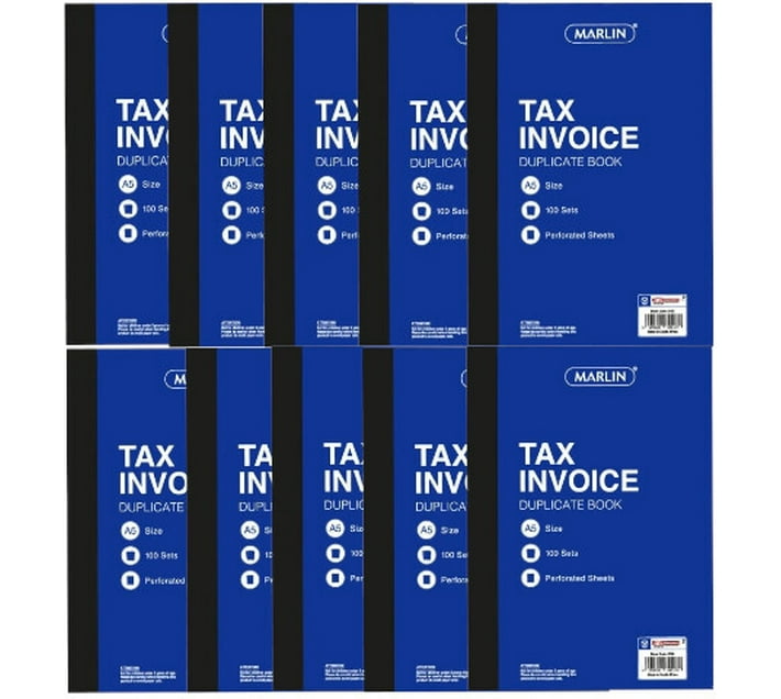 Marlin FS070C A5 Tax Invoice Duplicate Books (1 Sets) | Makro