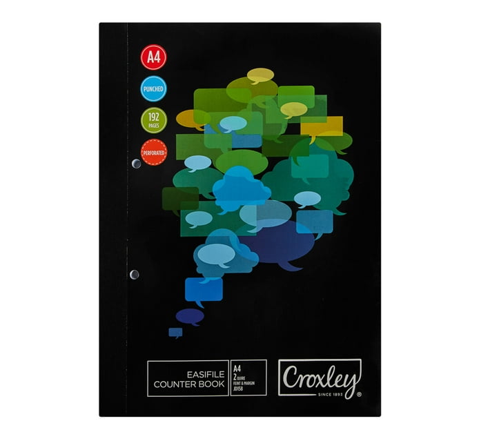 Someone’s in a Makro Croxley A4 2-Quire Easifile Counter Book Feint ...