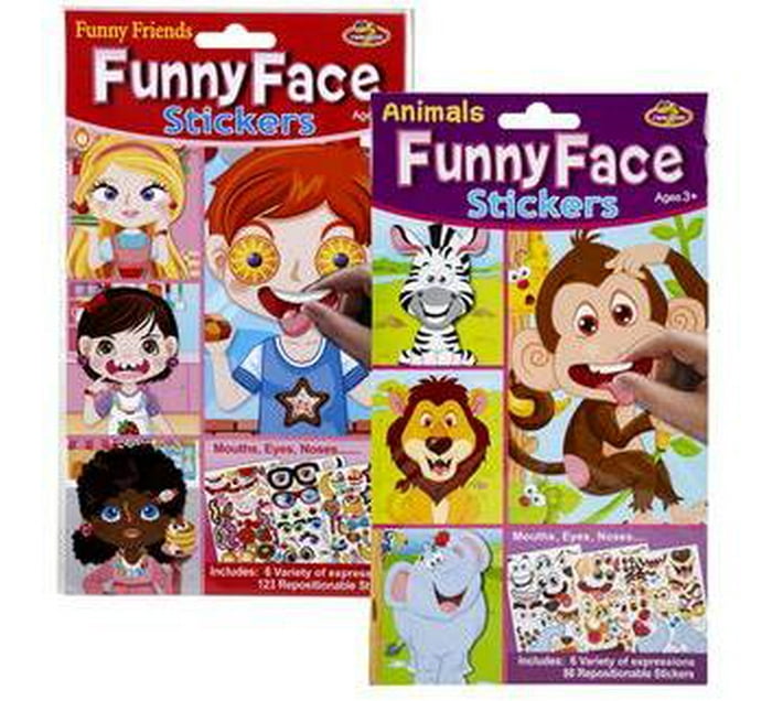 General Merchandise 3 cm Stickers funny face Self Adhesive Sticker ...