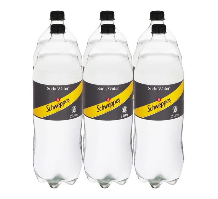 Schweppes Schweppes Soda Water Soft Drink (6 x 2L) | Makro