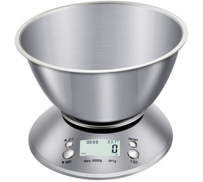 Aerbes Digital Kitchen Scale With A Bowl 5kg\1g Digital Kitchen ...