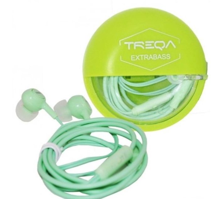 Treqa EP-727 Extra Bass Earphones in Storage Box Wired Headset (In the ...