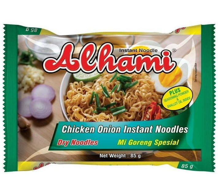 Alhami Noodles Premium 85g Chicken Onion Instant Noodles Non-vegetarian ...