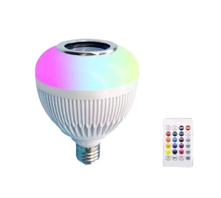 E27 Colurful LED Bulb with Speaker | Makro