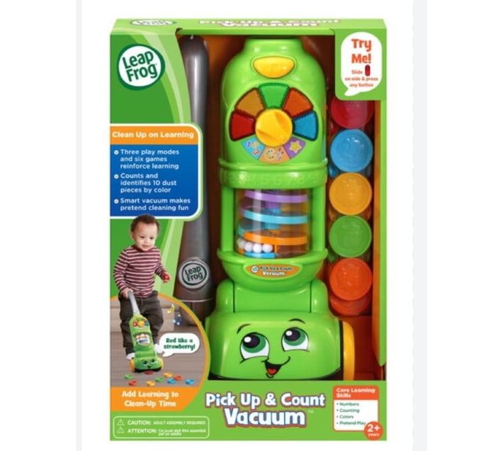 LEAPFROG Clean Sweep Learning Vacuum Digital Learning (Green and White ...