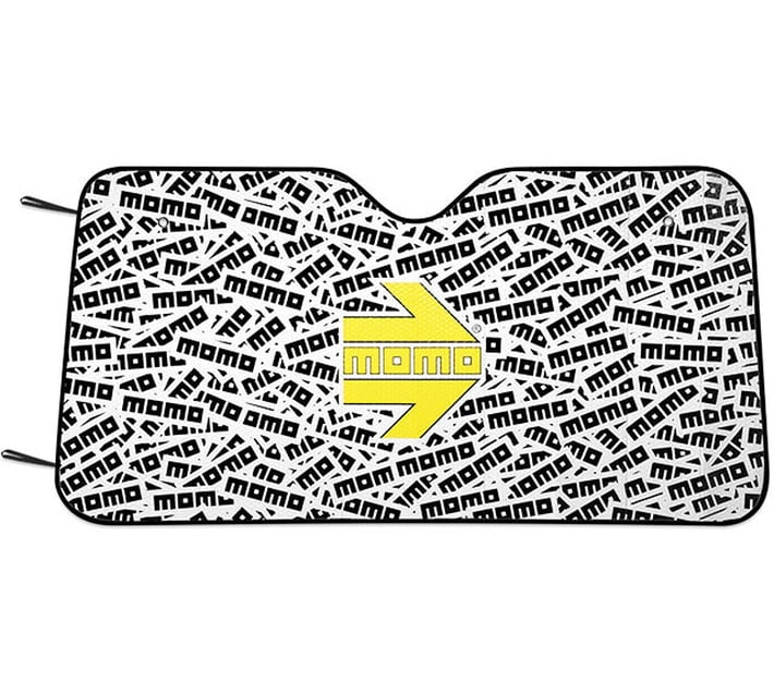 Momo Windshield Sun Shade (Black, White) | Makro