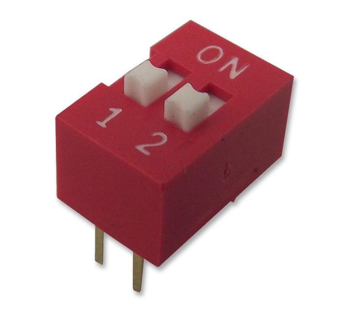 Someone’s in a Makro Multicomp Pro (MCNDS-02V) DIP / SIP Switch, SPST ...