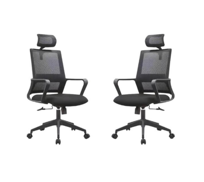 Someone’s in a Makro Pair of Mason Office Chairs with Swivel Function Mood