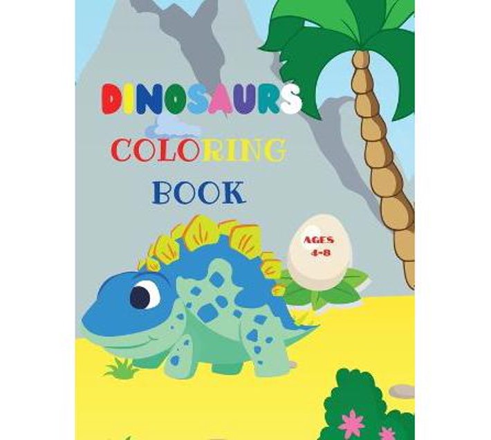 Dinosaurs coloring book : Fantastic Dinosaurs Coloring Book for Boys ...