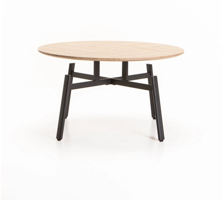 MIMI 80cm ROUND COFFEE TABLE Engineered Wood Coffee Table (Finish ...