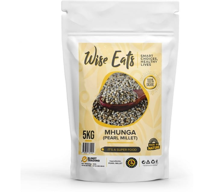 Buy wise eats Mhunga ( -millet) Pearl Millet (5 kg) in Bulk | Makro ...
