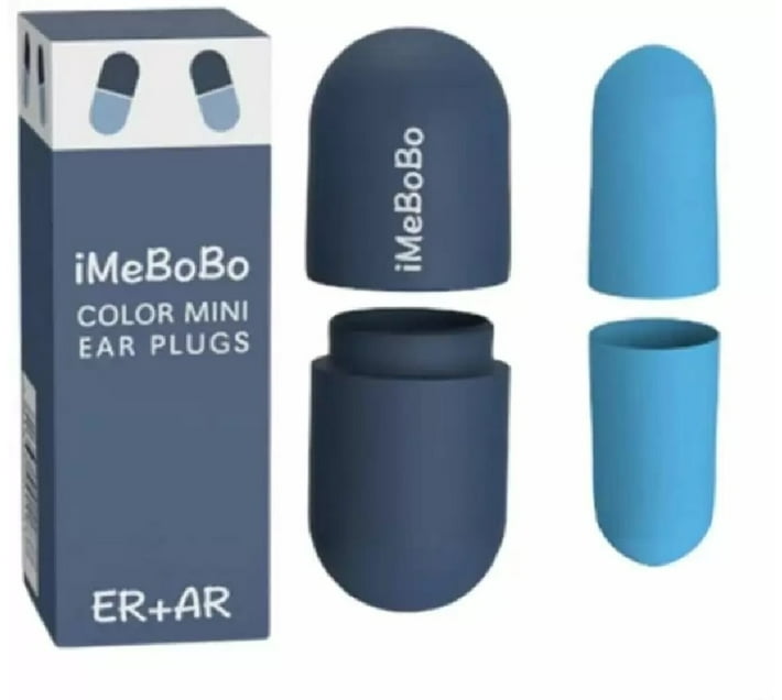 iMeBoBo Noise Canceling Earbuds Ear Plug (Blue) | Makro