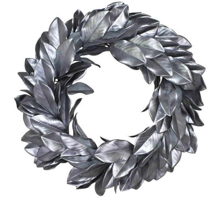 Modern Casa MCYIG45U1 Christmas Wreath (silver, Pack of 1) | Makro