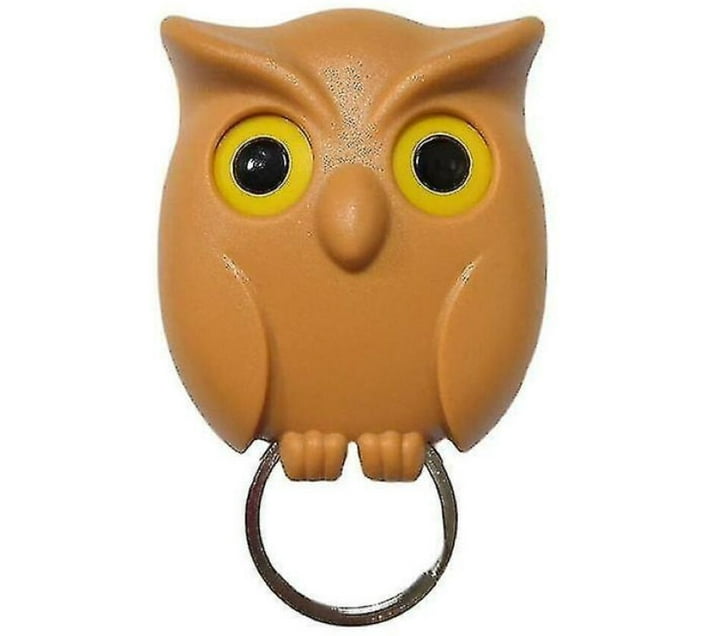 The Good Sport Decor Owl Key Hook Magnetic Hook 6cm - Brown (Multicolor ...