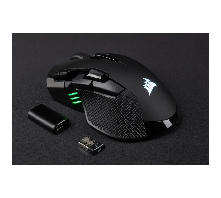 Someone’s in a Makro Corsair Ironclaw Rgb Wireless Rechargeable Gaming ...