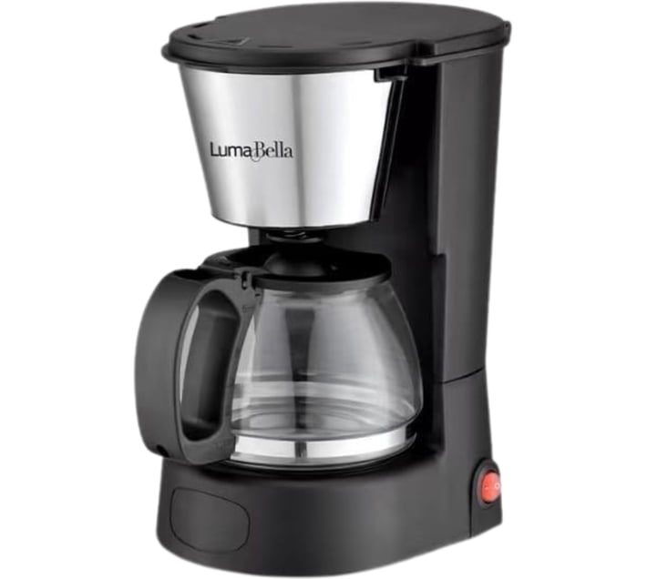 Luma Bella Coffee Maker Machine 4 Cup Coffee Maker (Black) | Makro