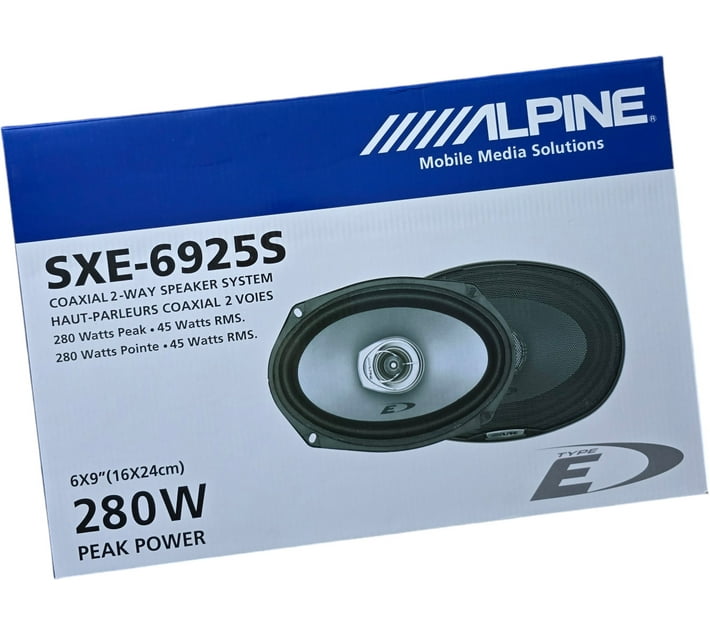 ALPINE SXE-6925S Coaxial Rear Deck Mounted Oval Car Speaker (280 W) | Makro