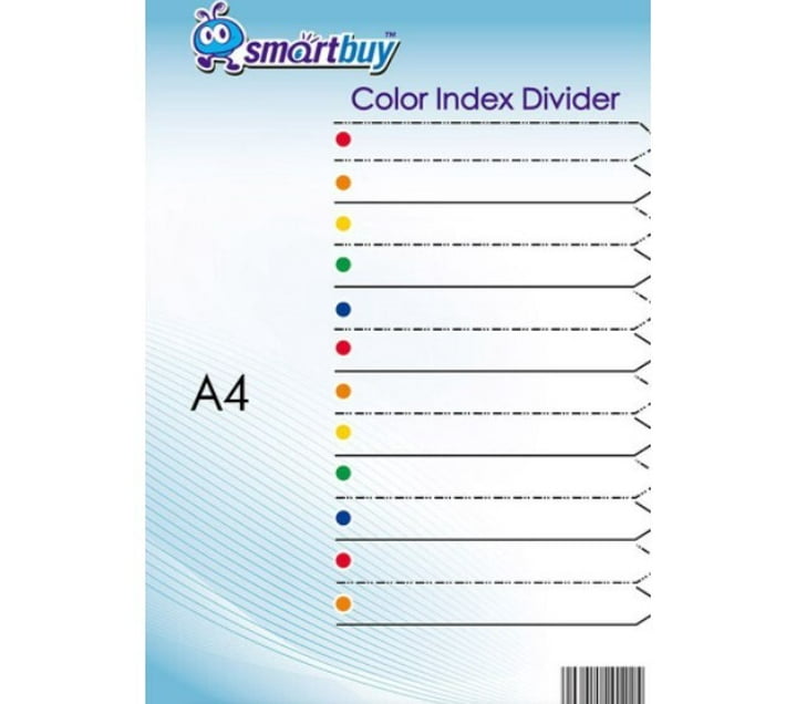 Buy smartbuy SMA007 Binder Index Divider (Compatible Paper Size A4) in ...