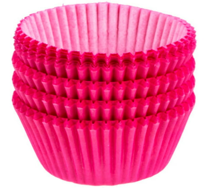 3clicks Pink Paper Cupcake/Muffin Mould 100 (Pack of 100) | Makro