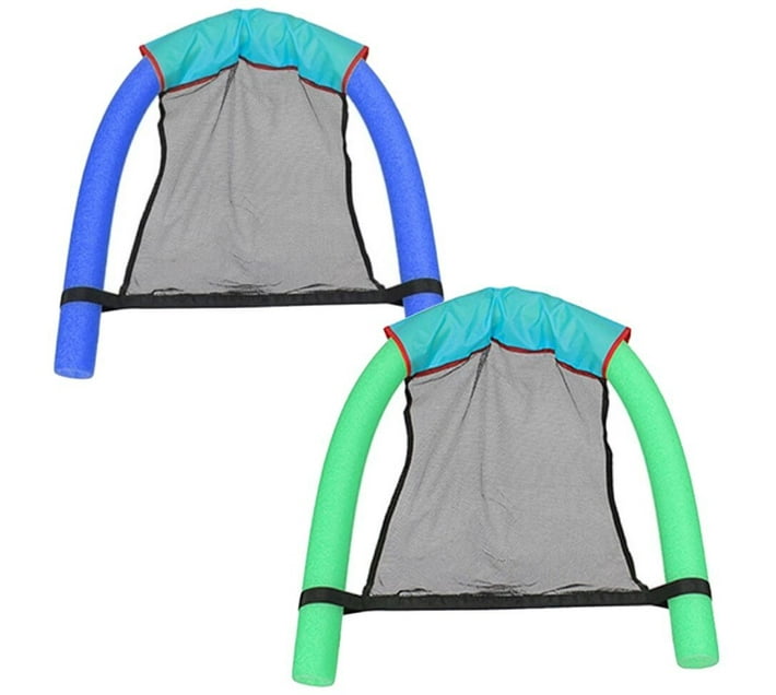 The Good Sport Garden Pool Float Chair inflatable Bed Set of 2 Noodle ...
