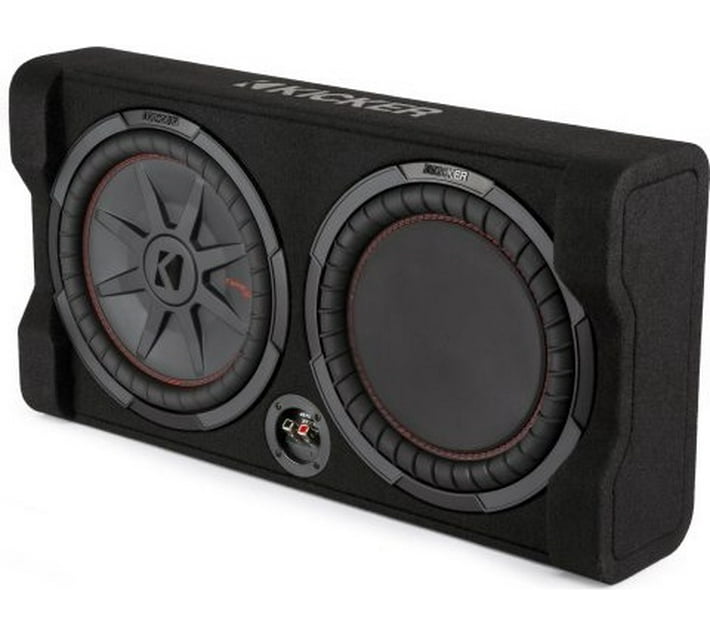 Kicker 48TRTP122 Subwoofer Rear Deck Mounted Rectangular Car Speaker ...